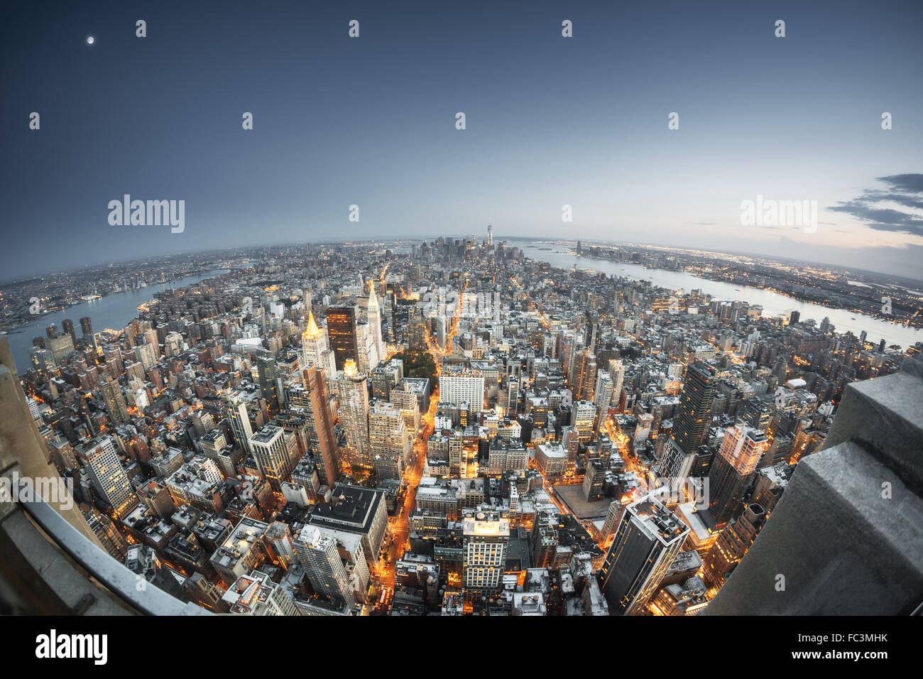 Manhattan aerial grid hi-res stock photography and images - Alamy