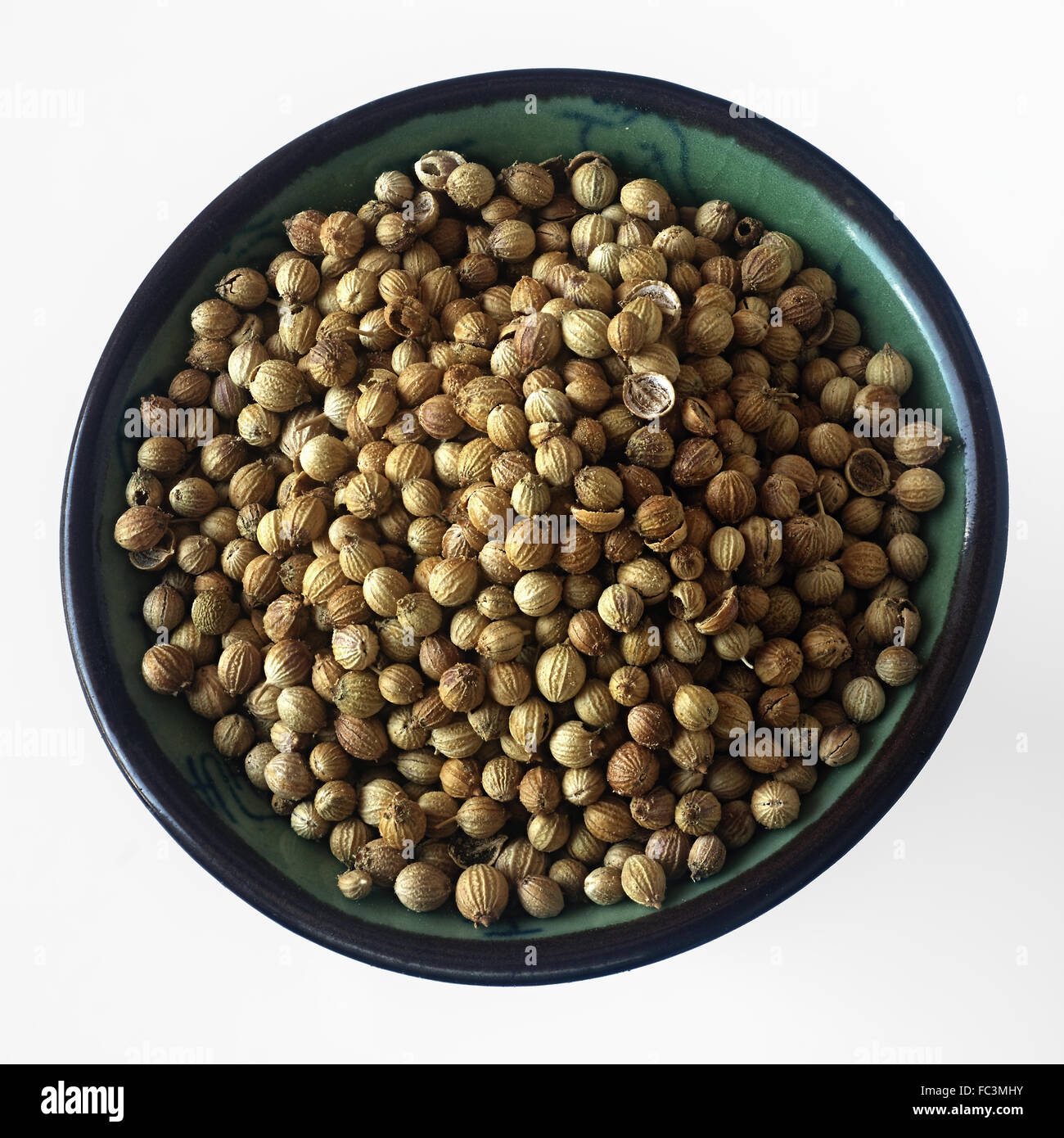 Whole Dried Coriander Seeds (Fruits Stock Photo - Alamy