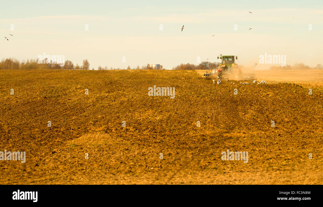 Plowing fields hi-res stock photography and images - Alamy