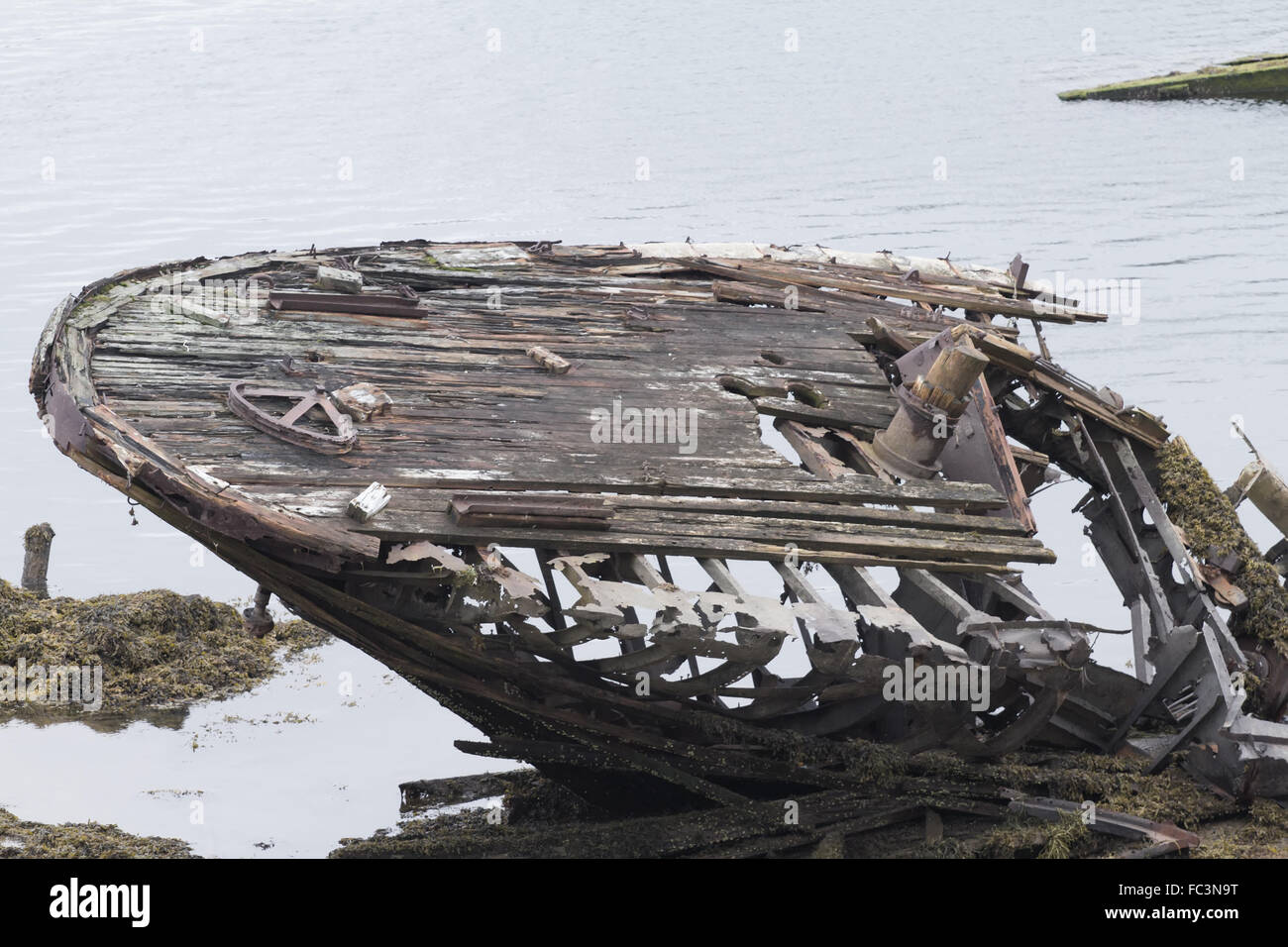 Skeleton of wooden ship hi-res stock photography and images - Alamy