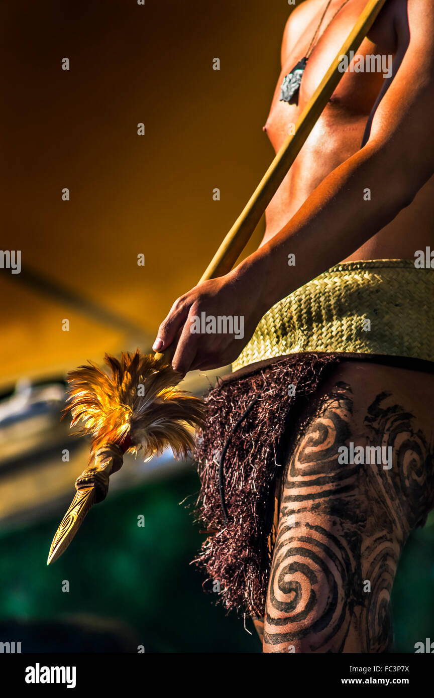 Maori performers doing the haka (war dance) at Melbourne Festival ...