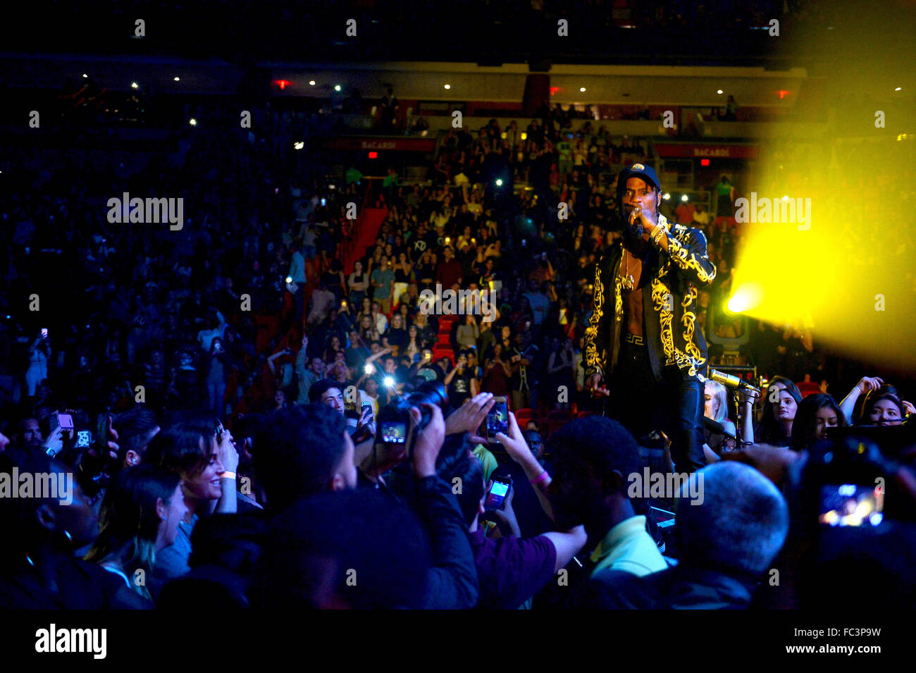 Travis Scott performs live in concert during 'The Madness Tour' at ...