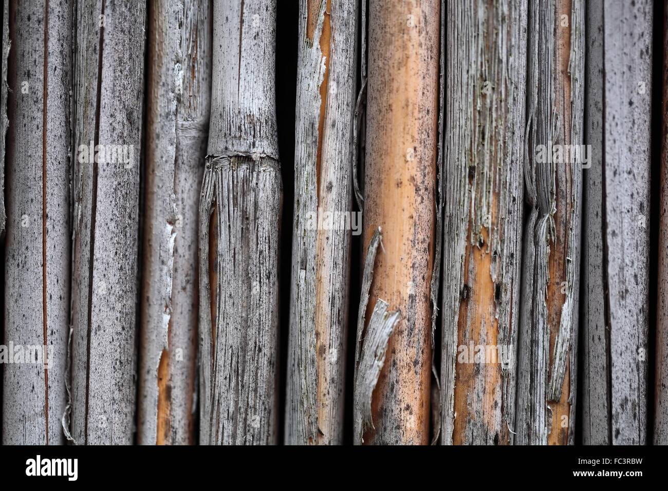 Bamboo fence rural hi-res stock photography and images - Alamy
