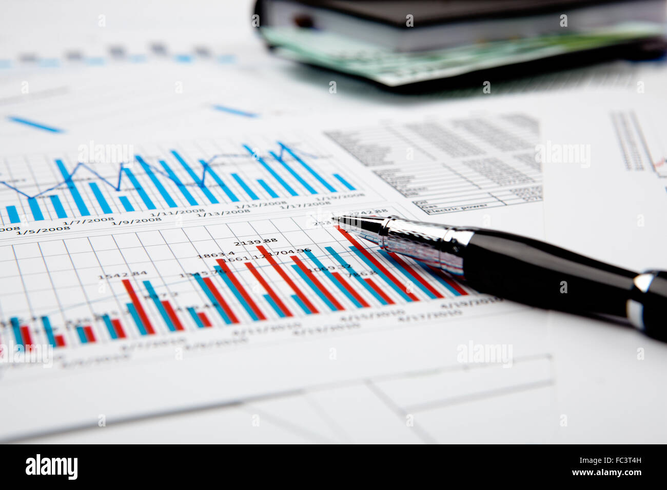 financial charts and graphs Stock Photo - Alamy