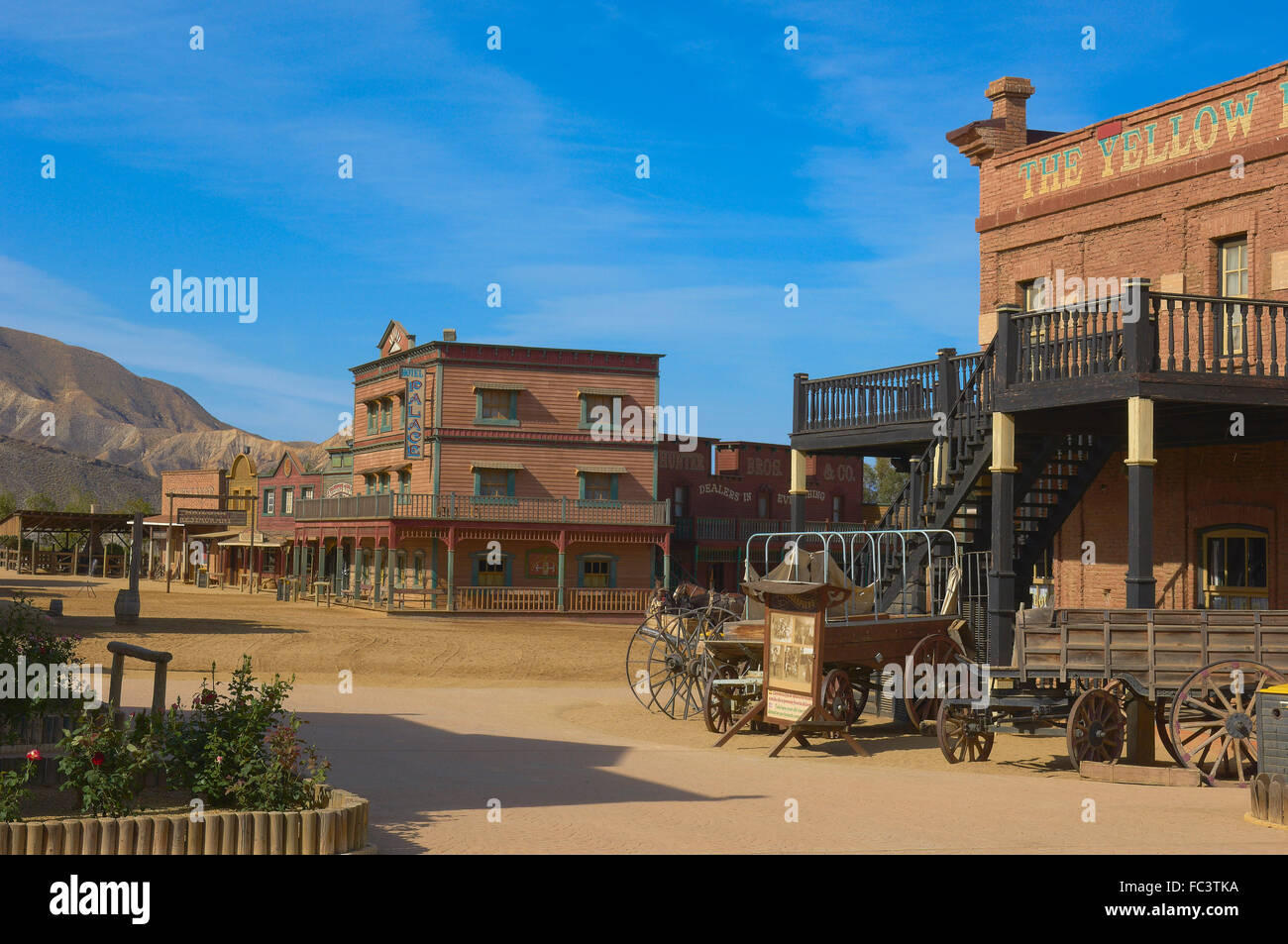 Tabernas, Mini Hollywood Film set , Desert of Tabernas, Almeria ...