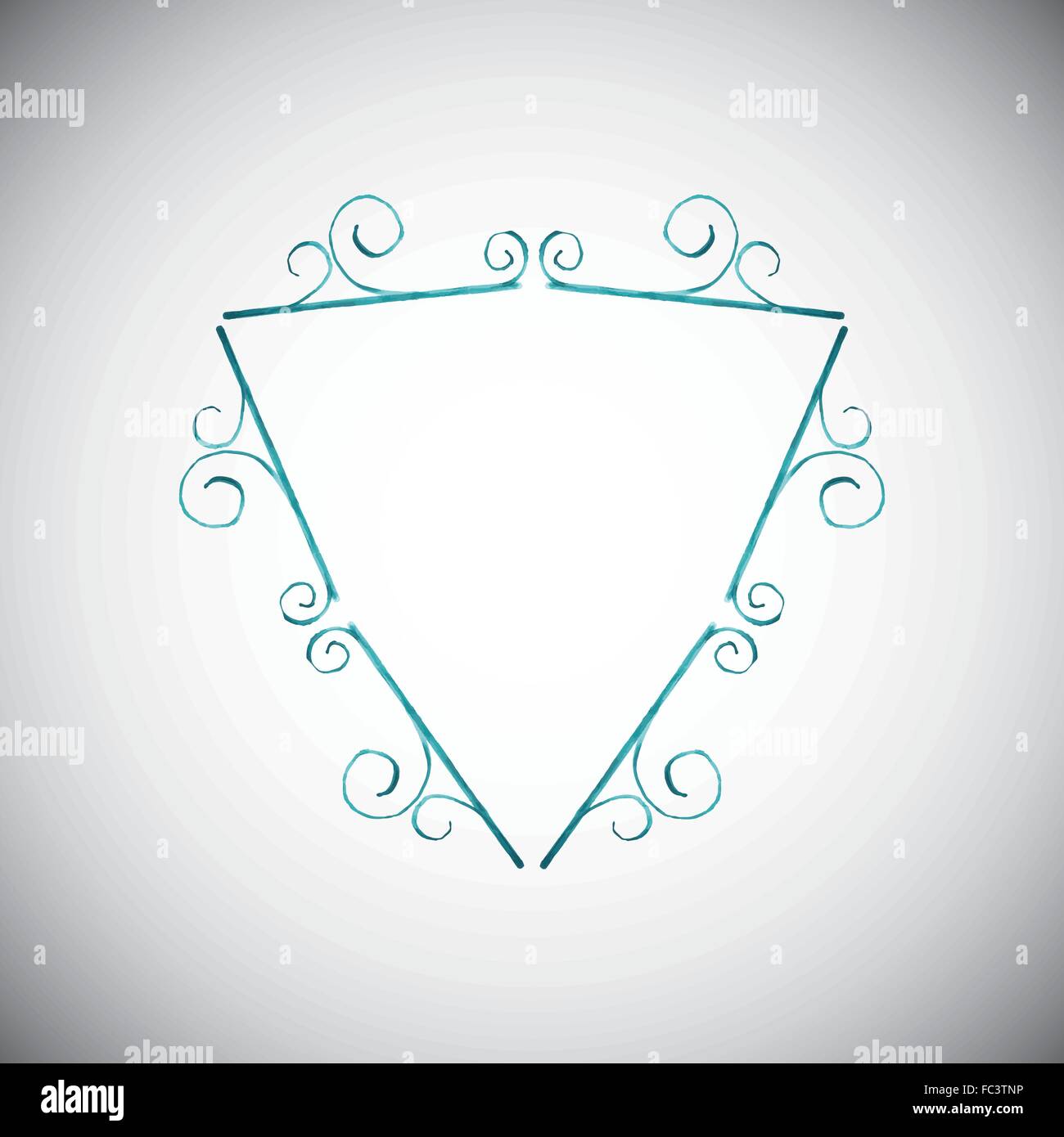 Watercolor geometric frame Stock Vector Image & Art - Alamy