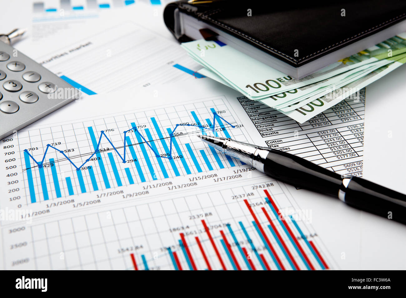 financial charts and graphs Stock Photo - Alamy