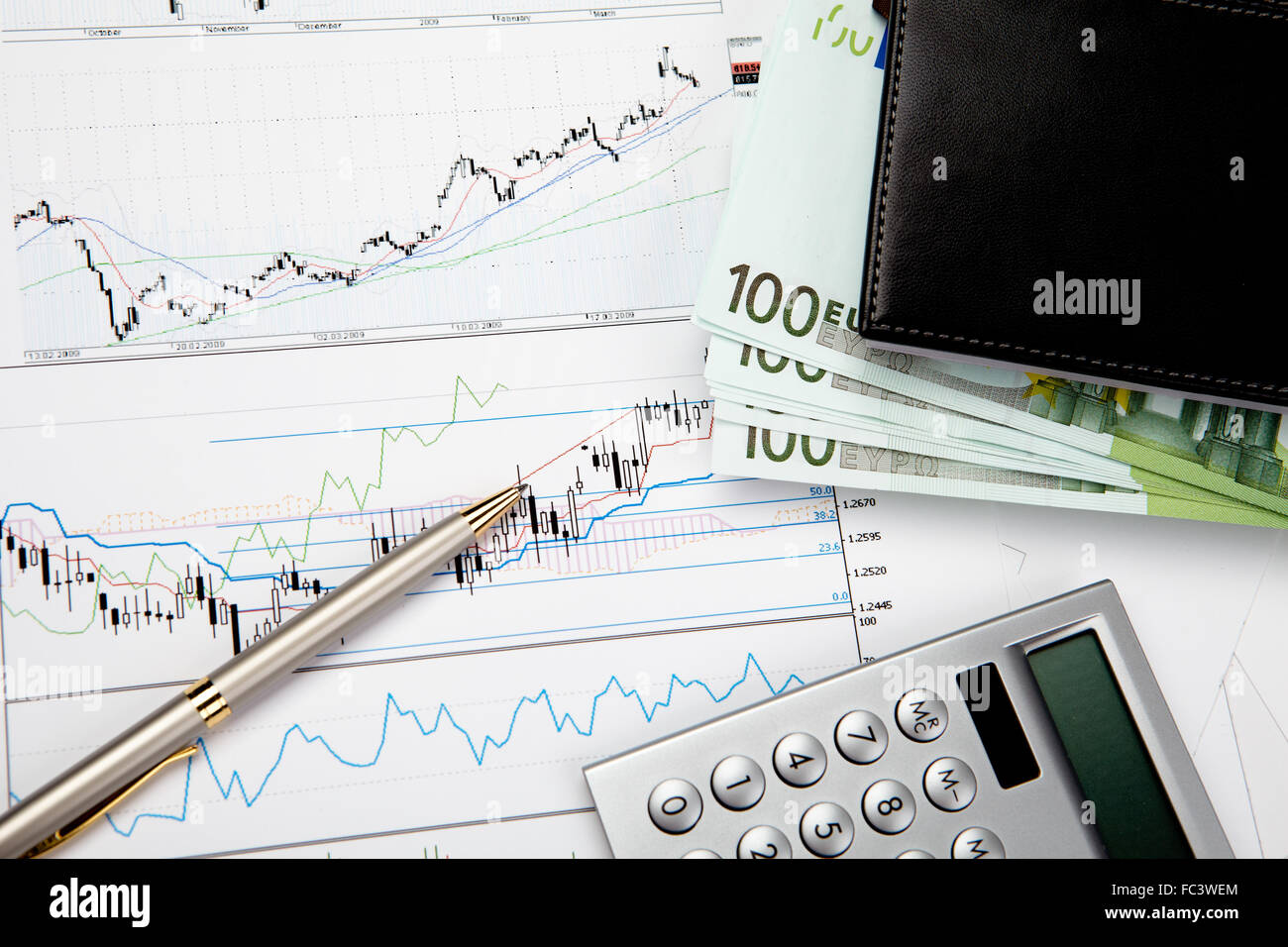 financial charts and graphs Stock Photo - Alamy