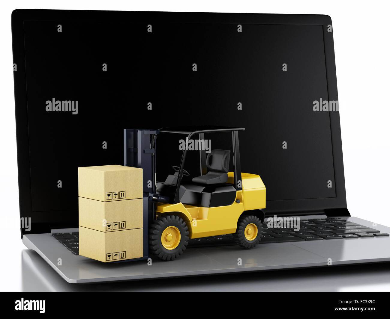 Box truck pc hi-res stock photography and images - Alamy