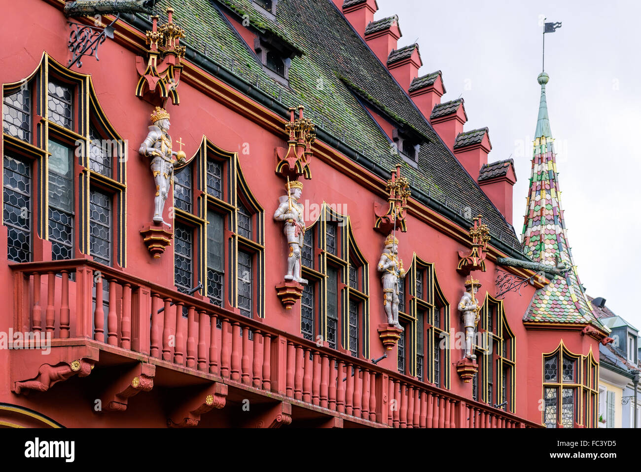 The Historical Merchants Hall at Freiburg im Breisgau, Germany Stock ...
