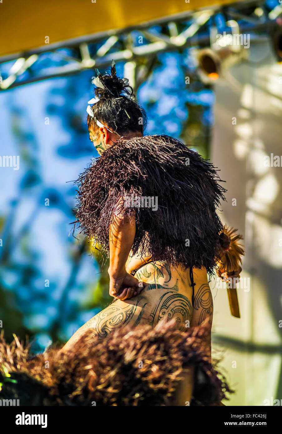 New zealand doing the haka hi-res stock photography and images - Alamy