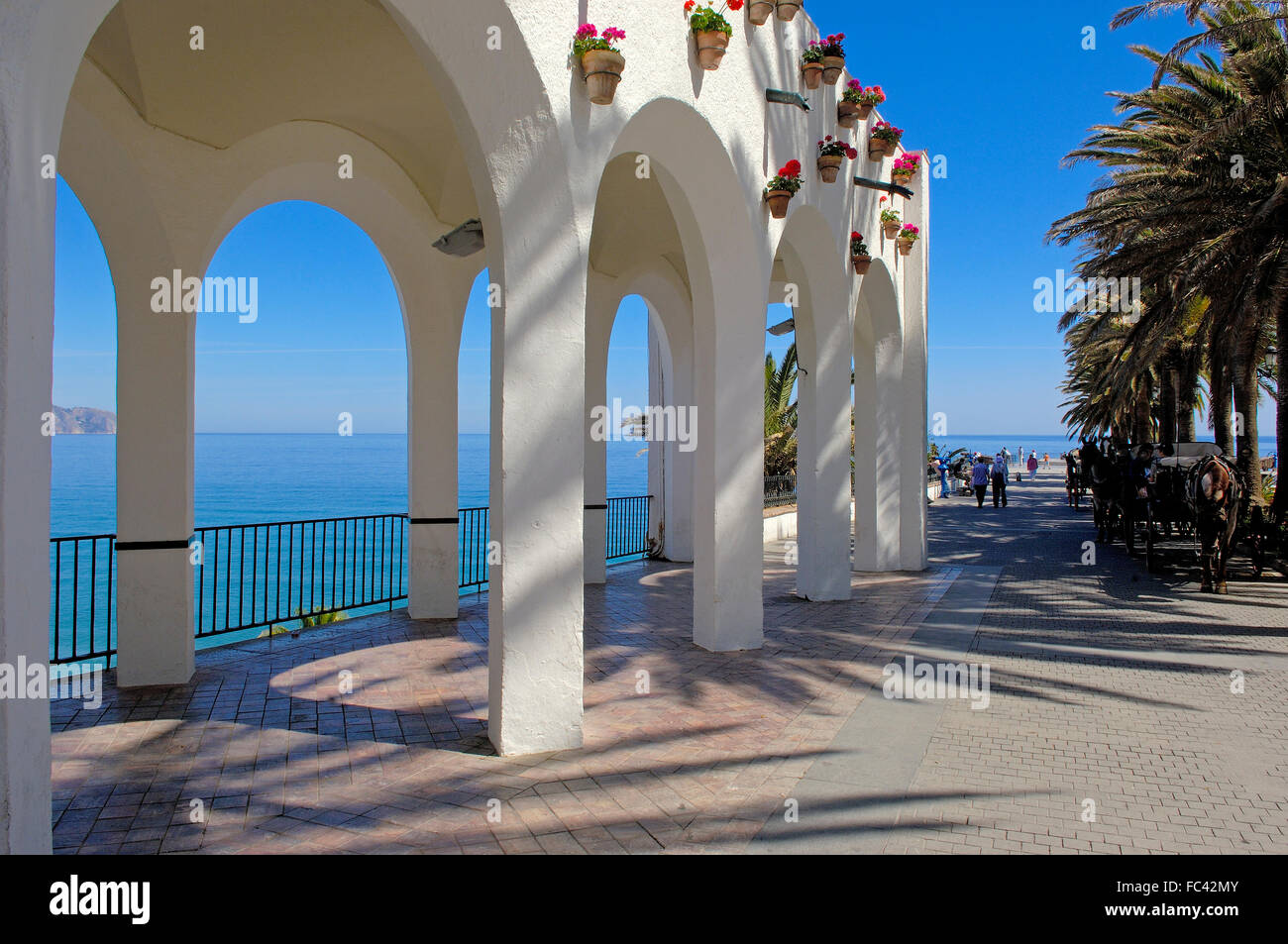 Balcon de Europa (Balcony of Europe), Nerja, Costa del Sol. Malaga ...