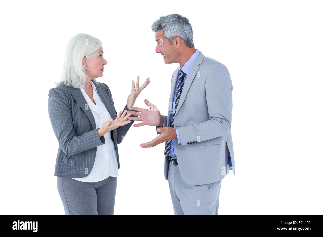Man arguing with colleagues Cut Out Stock Images & Pictures - Alamy