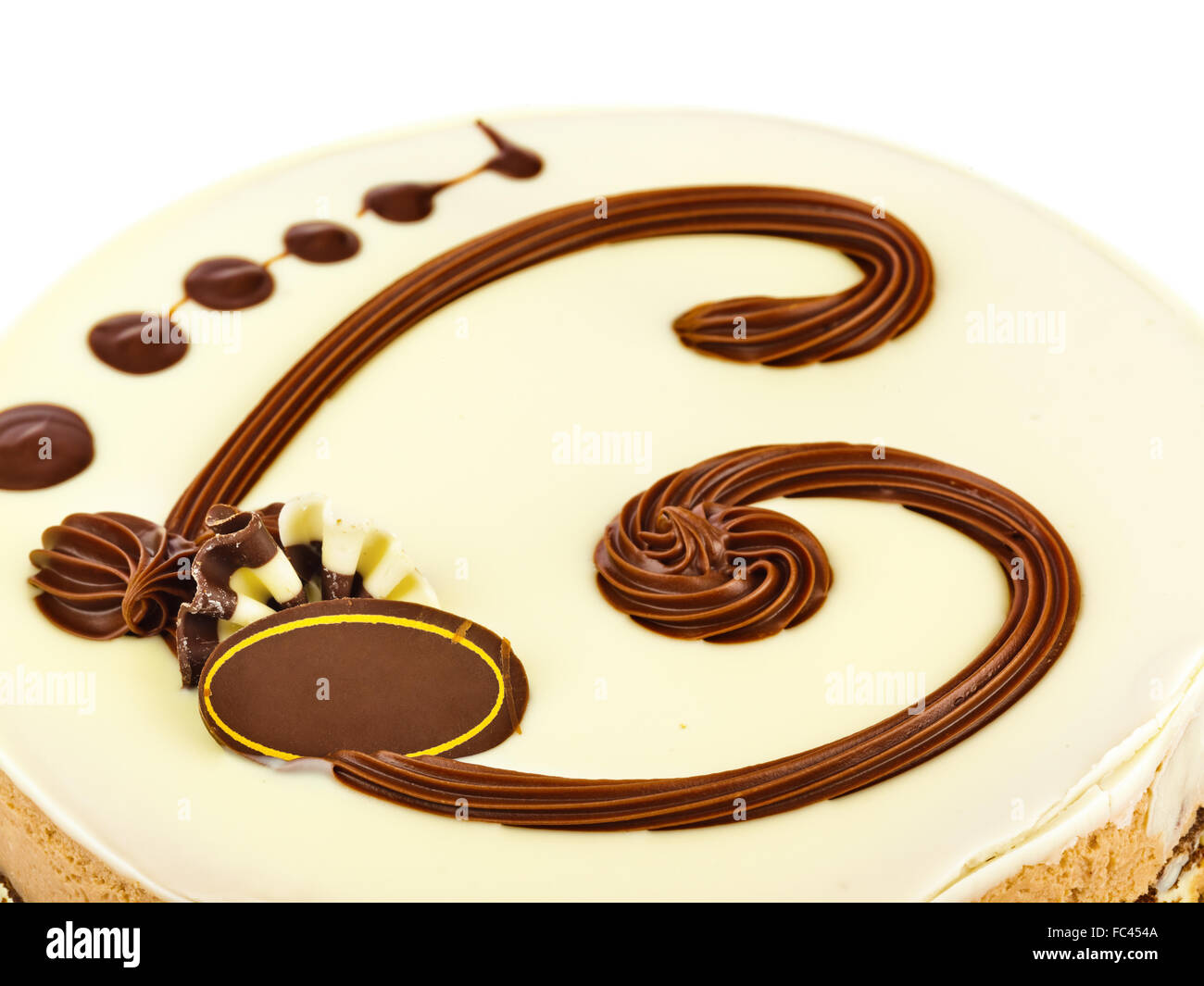 Big circle cake Stock Photo - Alamy