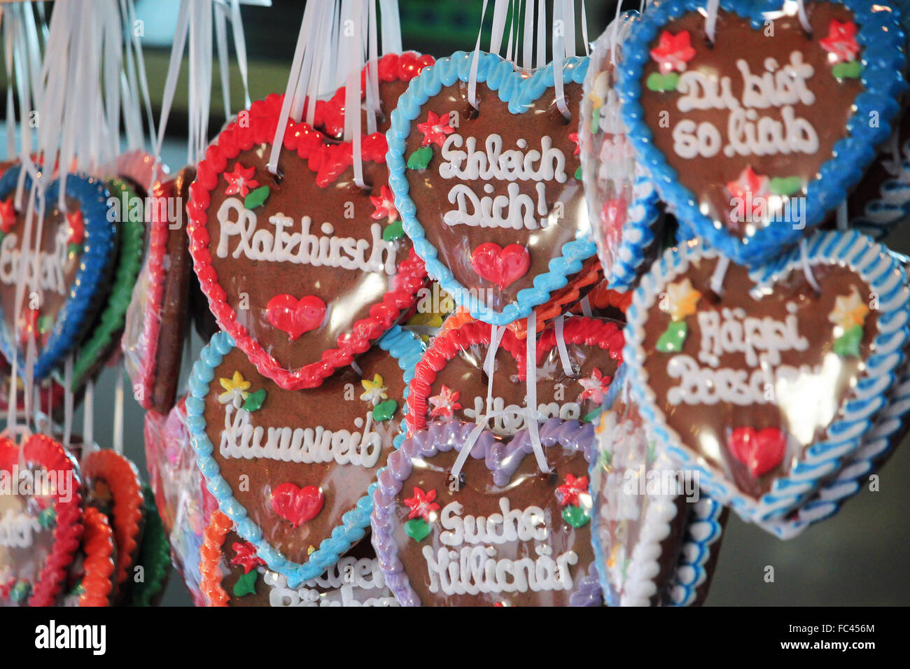 Oktoberfest hearts hi-res stock photography and images - Alamy
