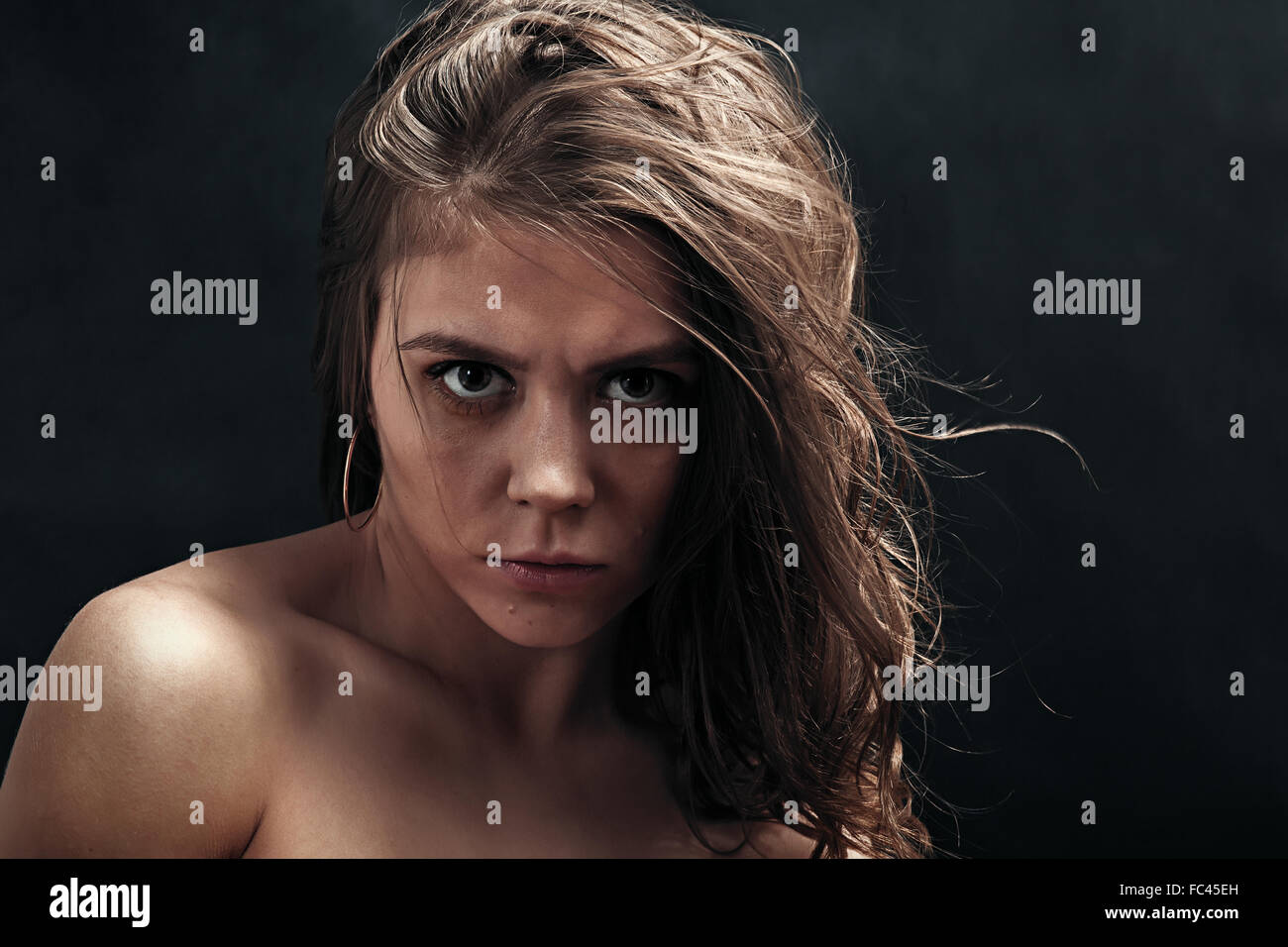 Angry eyes human hi-res stock photography and images - Alamy