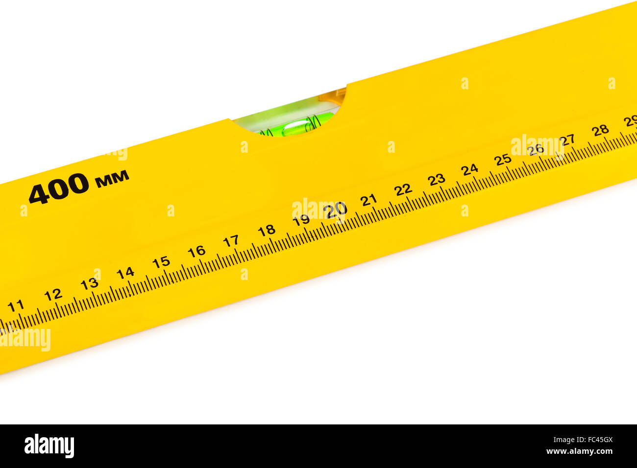 Construction level ruler Stock Photo - Alamy