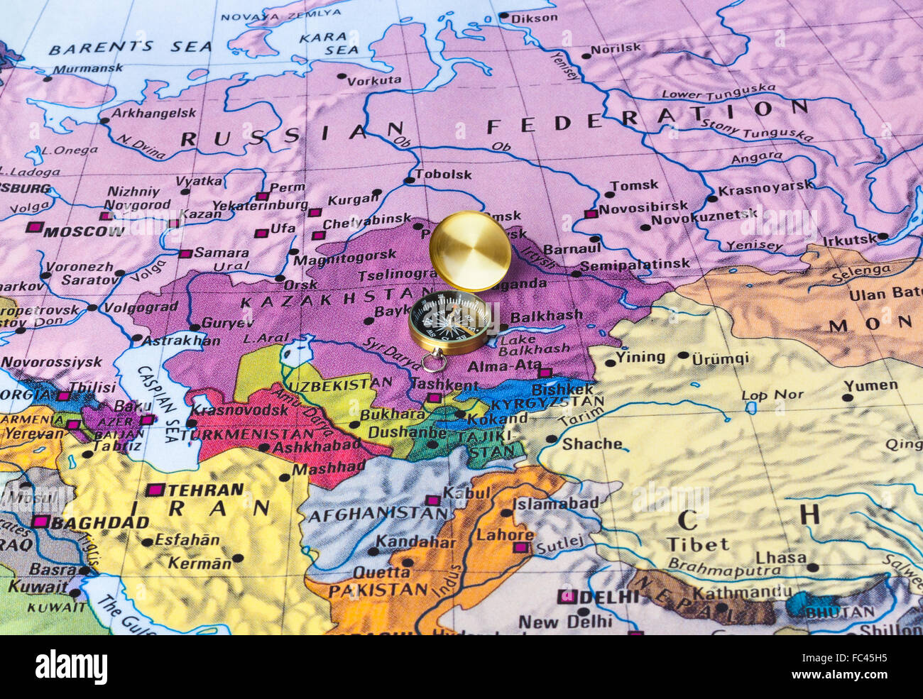 China map compass hi-res stock photography and images - Alamy