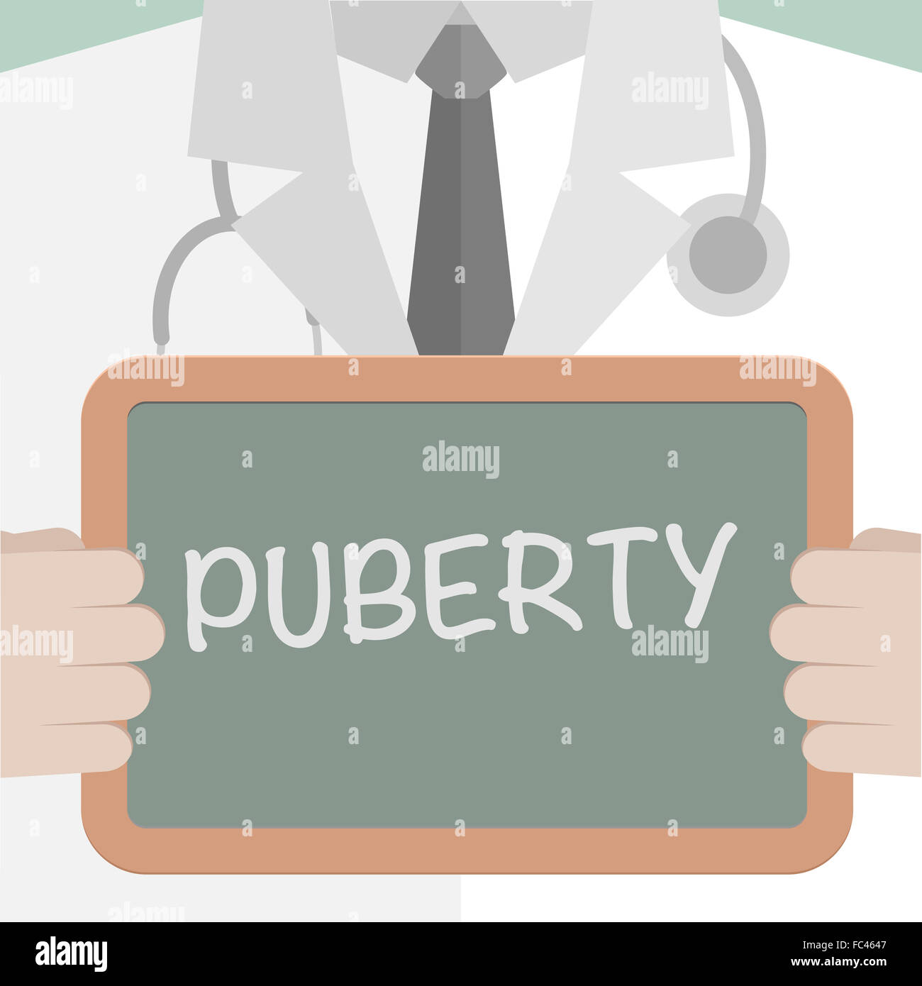 Medical Board Puberty Stock Photo - Alamy