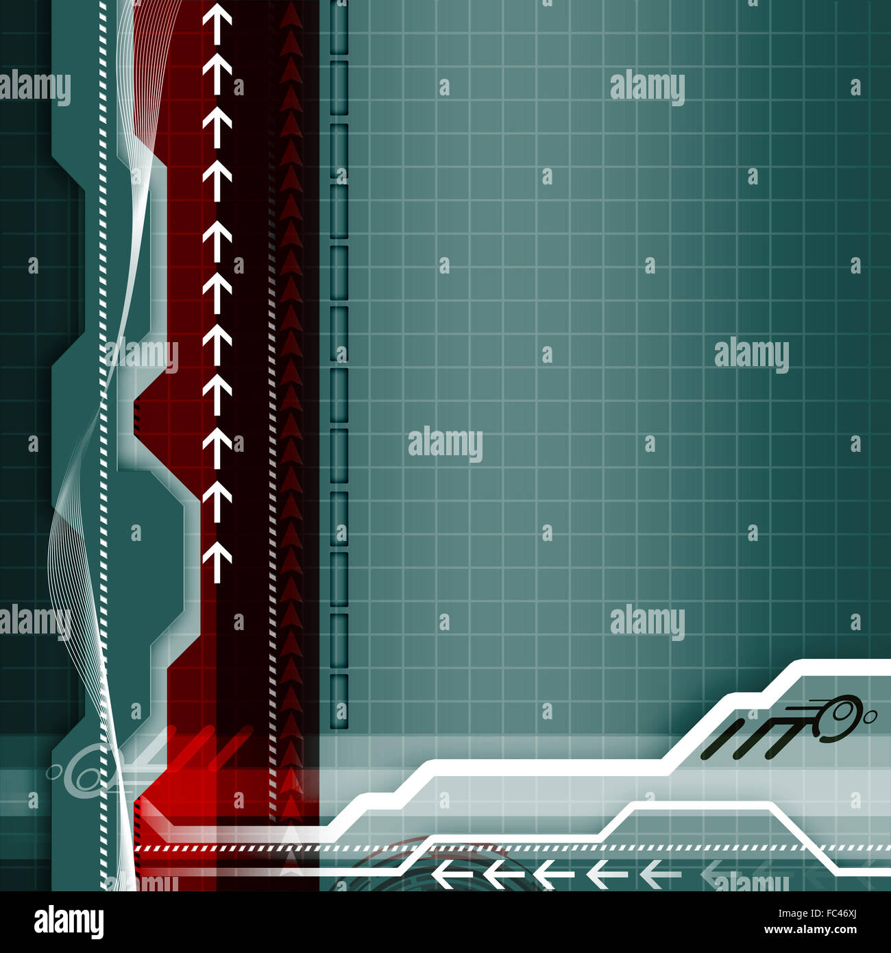 Abstract color backgrounds in high-tech style. Illustration Stock Photo ...