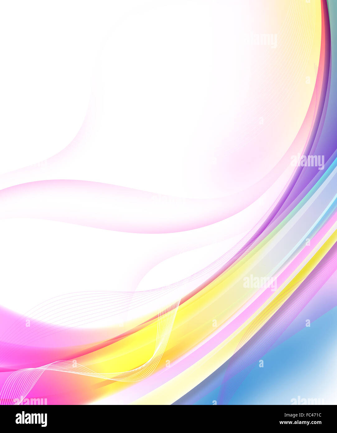 Colourful abstract illustration background with different elements ...