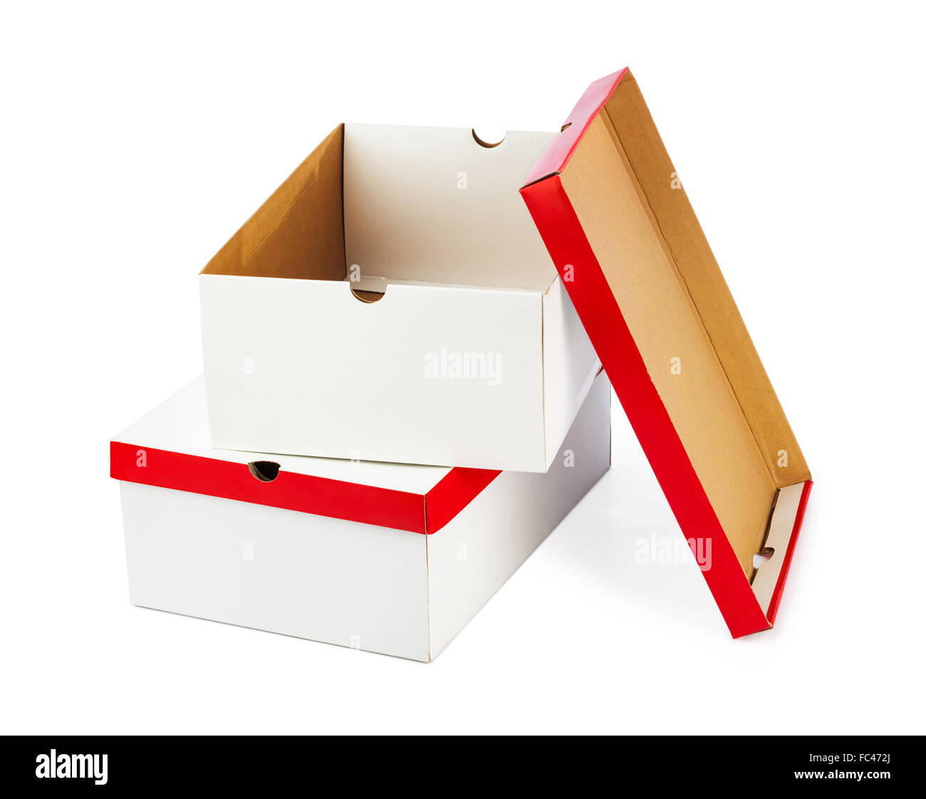 Open closed blank boxes hi-res stock photography and images - Alamy