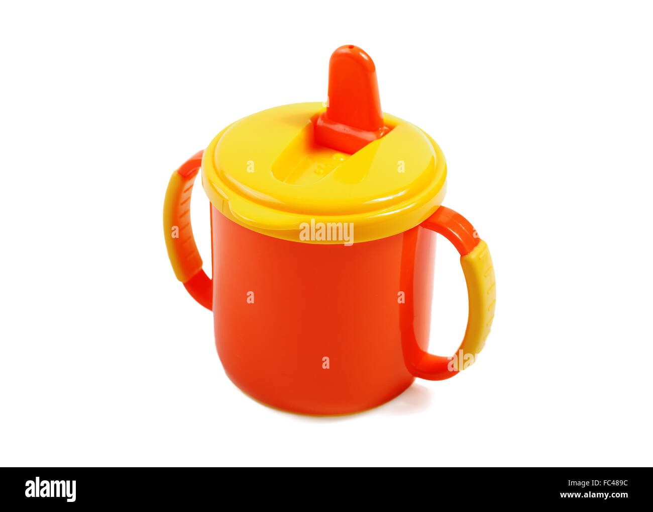 Children's plastic cups isolated Stock Photo - Alamy