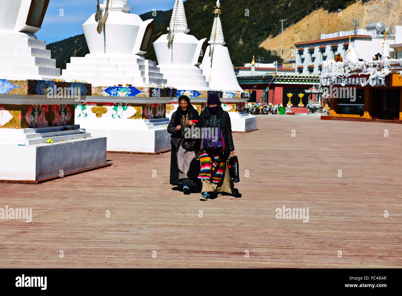 Feilal temple mingyong glacier hi-res stock photography and images - Alamy
