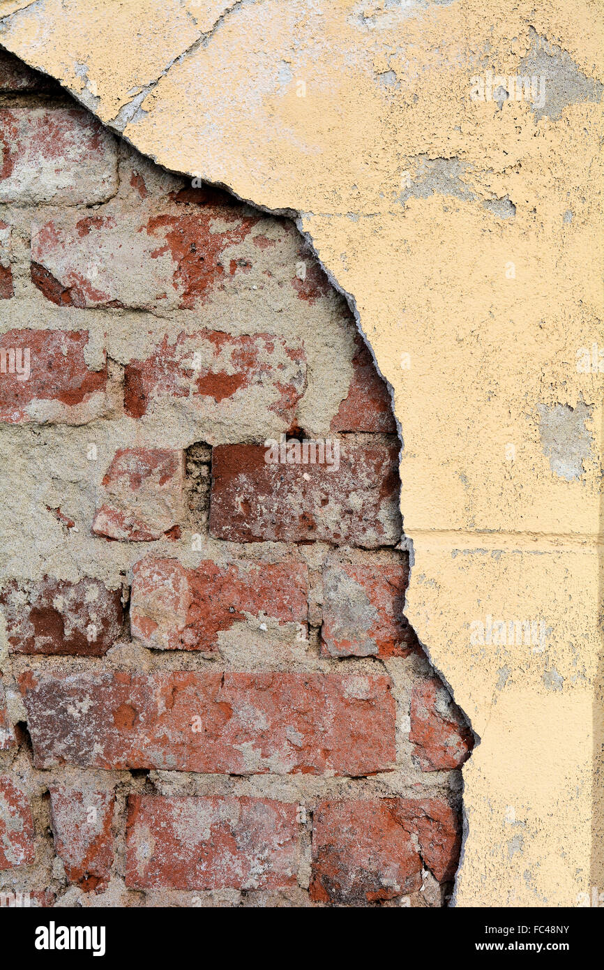 facade of a desolate house Stock Photo - Alamy