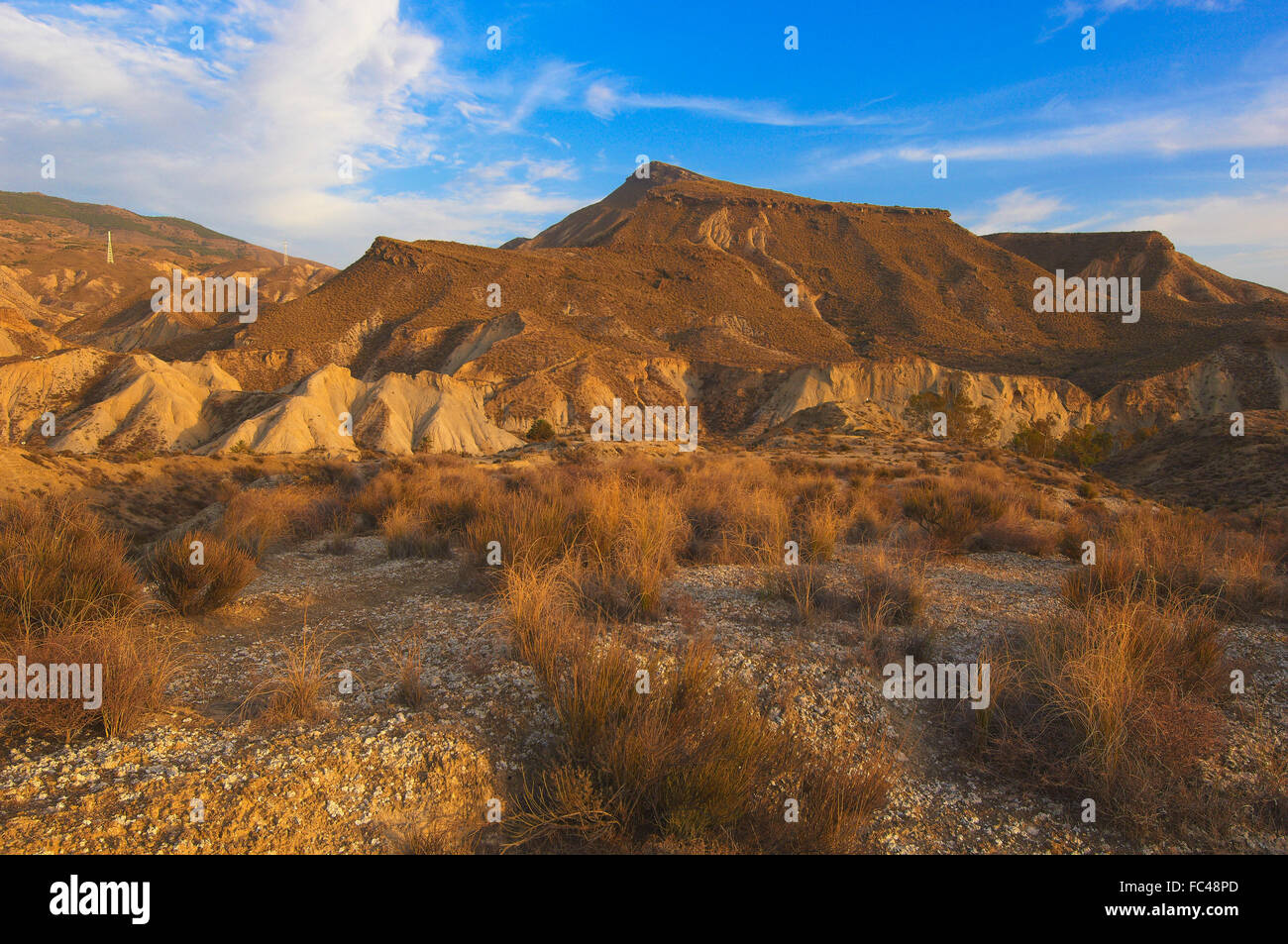 Tabernas, Tabernas Desert, Tabernas Desert Natural Park, Almeria ...