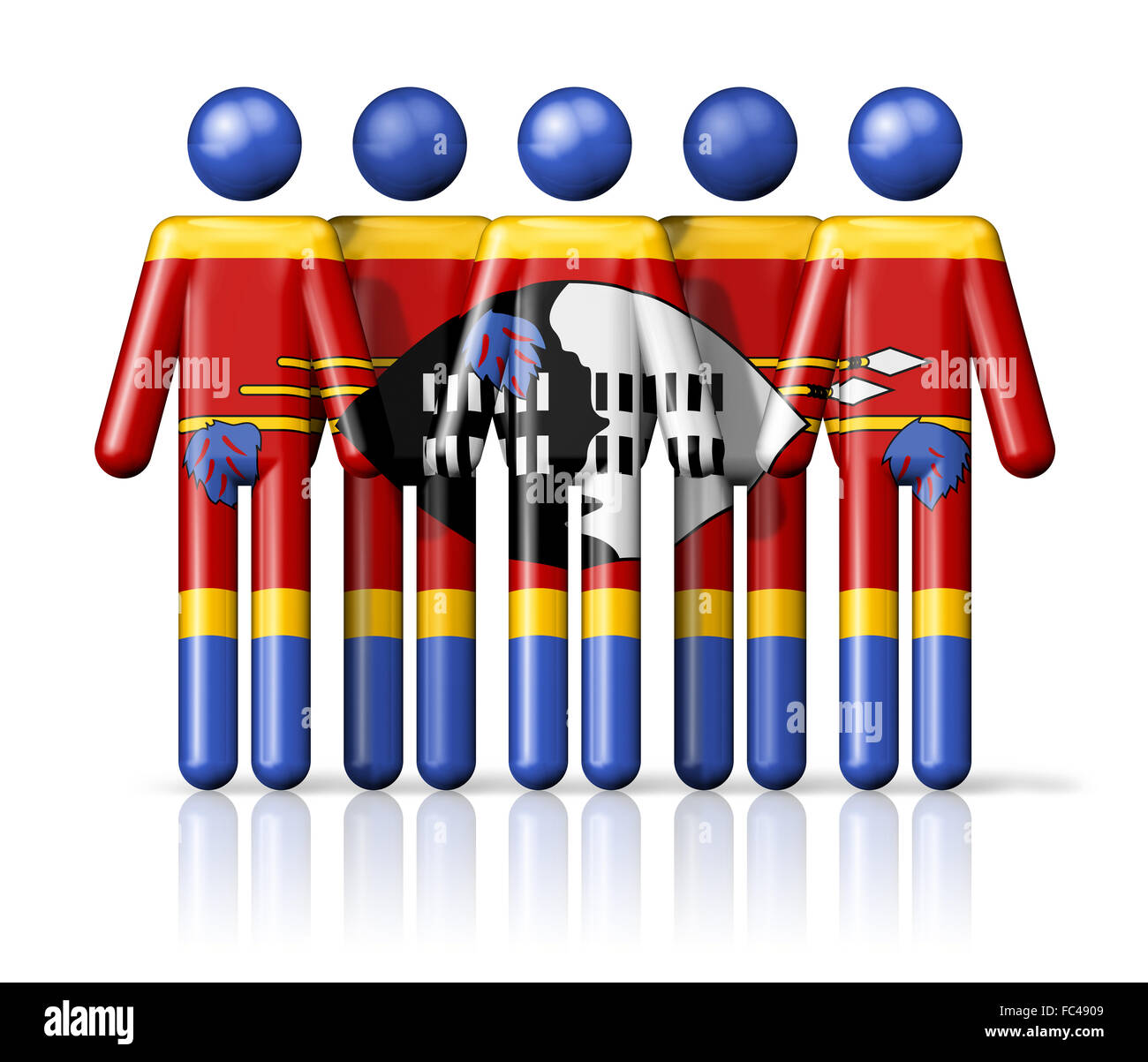 Africa swaziland flag Cut Out Stock Images & Pictures - Alamy