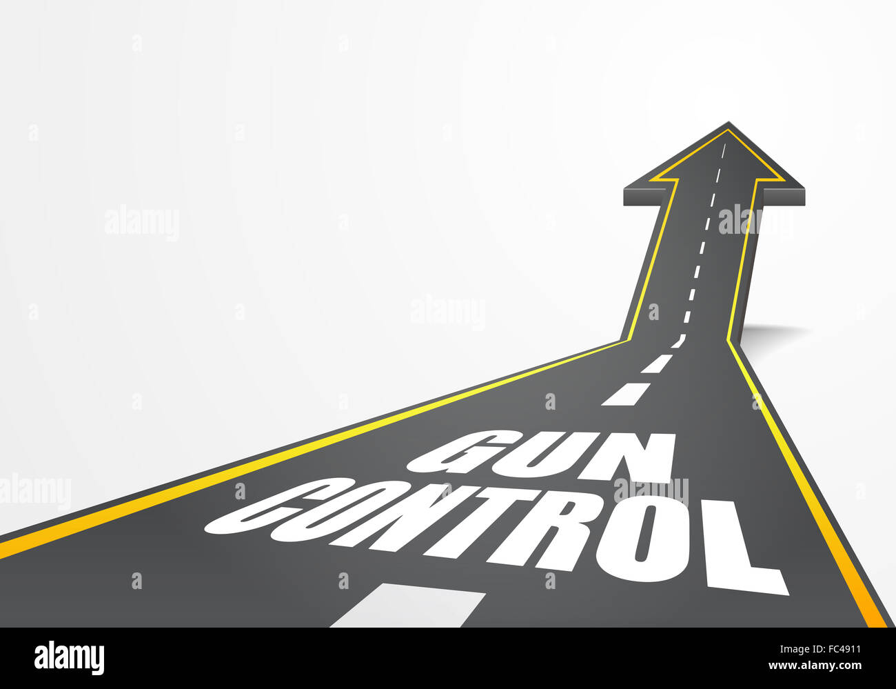 road to Gun Control Stock Photo - Alamy