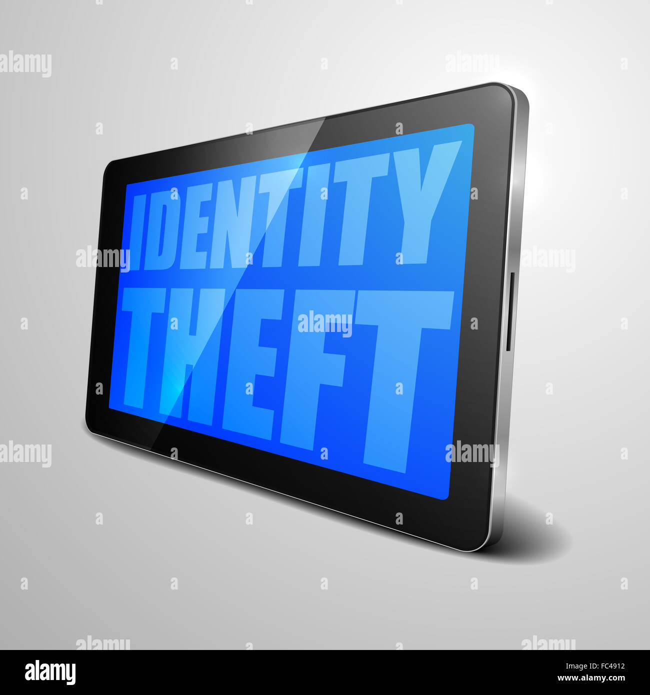 tablet Identity Theft Stock Photo - Alamy