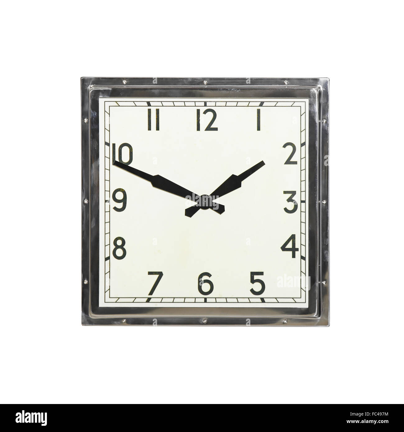 Square clock hi-res stock photography and images - Alamy