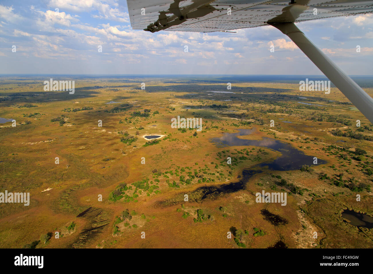 Botswana from above Stock Photo - Alamy