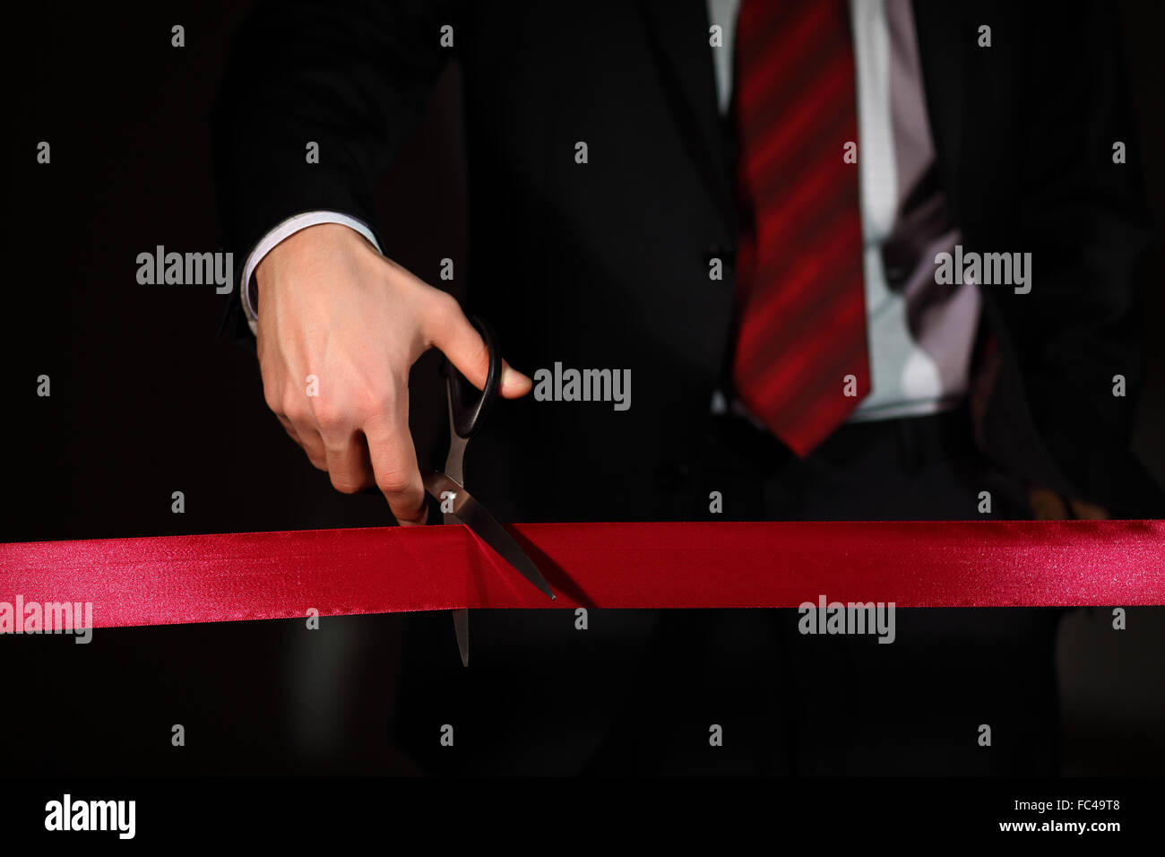 Ribbon cuting hi-res stock photography and images - Alamy