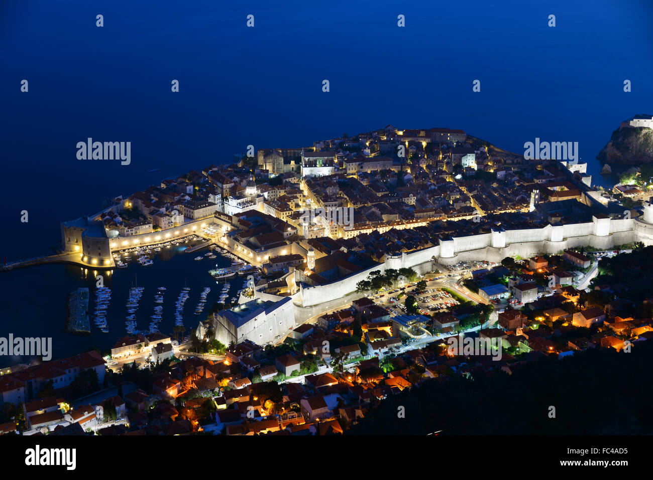 Aerial view of Dubrovnik Stock Photo - Alamy