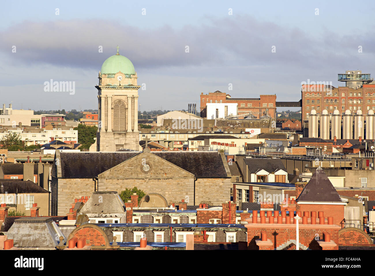 Morning view of downtown Dublin Stock Photo - Alamy