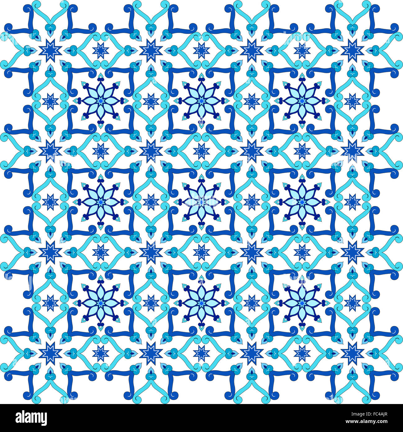 Ottoman pattern seamless Cut Out Stock Images & Pictures - Alamy