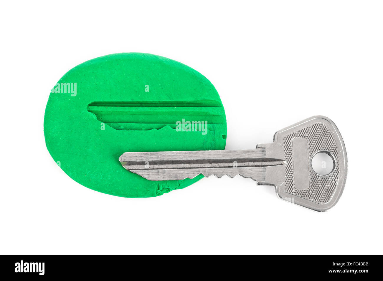 Key impression - security concept Stock Photo - Alamy