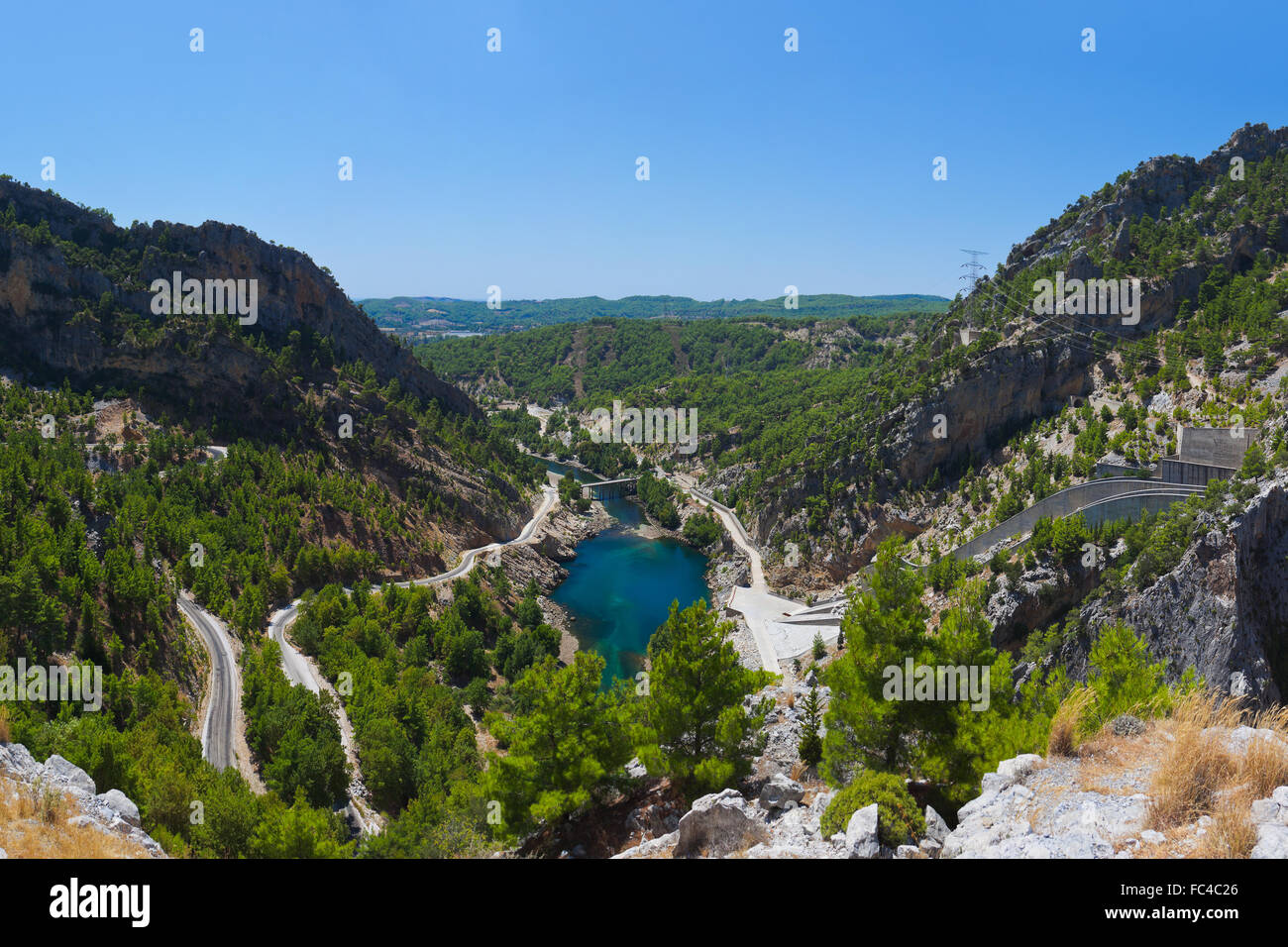 Green canyon at Turkey Stock Photo - Alamy