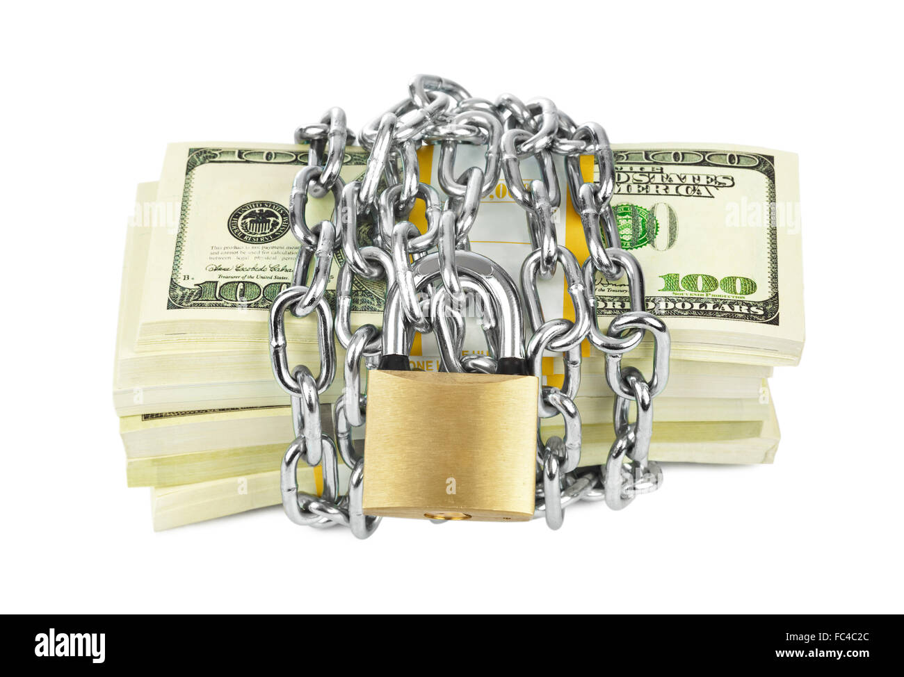 Money paper chain Cut Out Stock Images & Pictures - Alamy