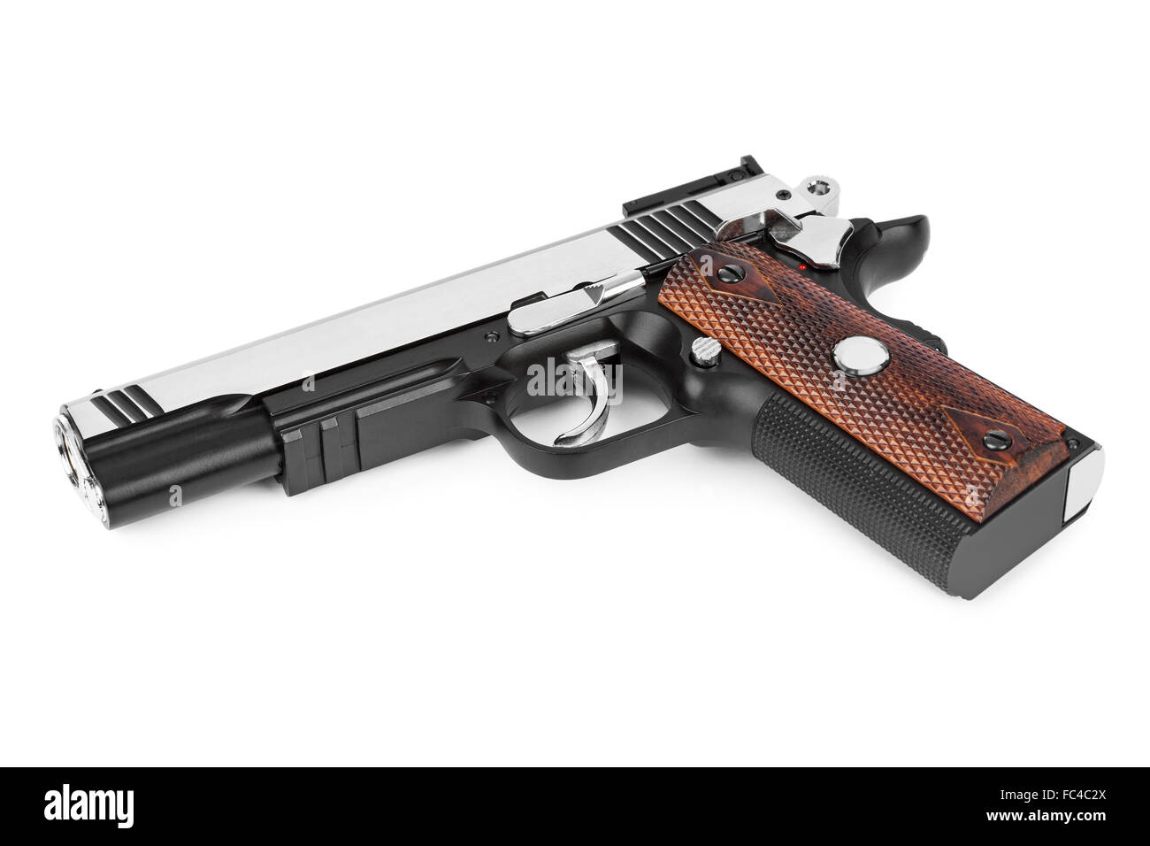Chrome gun hi-res stock photography and images - Alamy