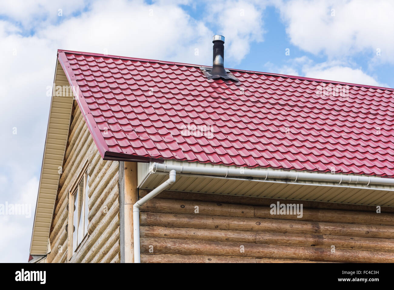 pipe on the roof Stock Photo - Alamy