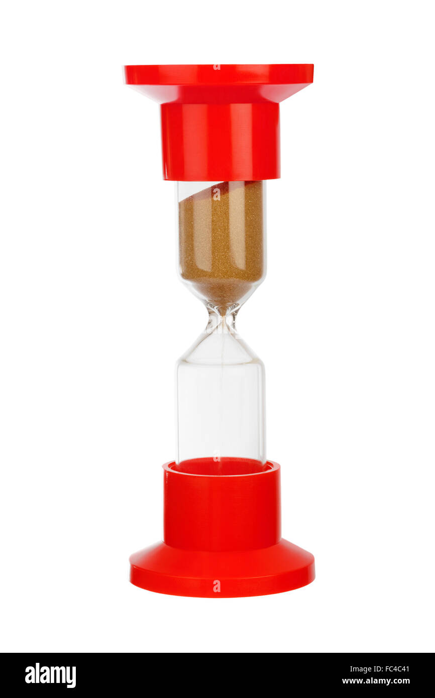 Red sand hourglass hi-res stock photography and images - Alamy