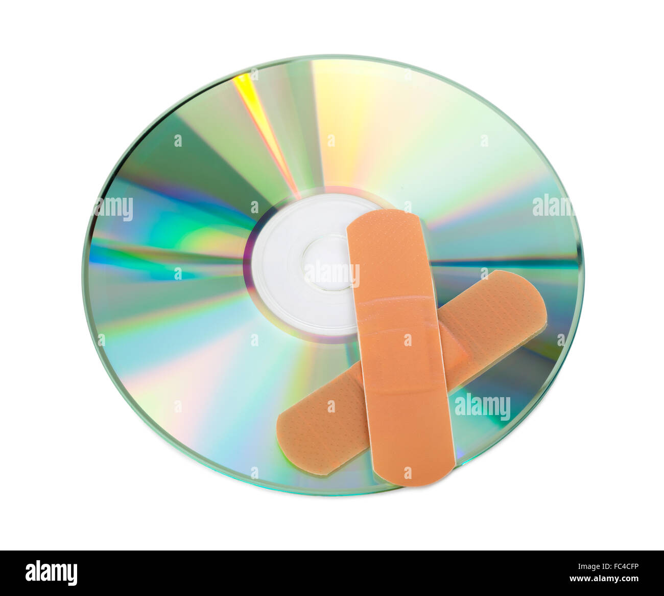 CD with software patch Stock Photo - Alamy