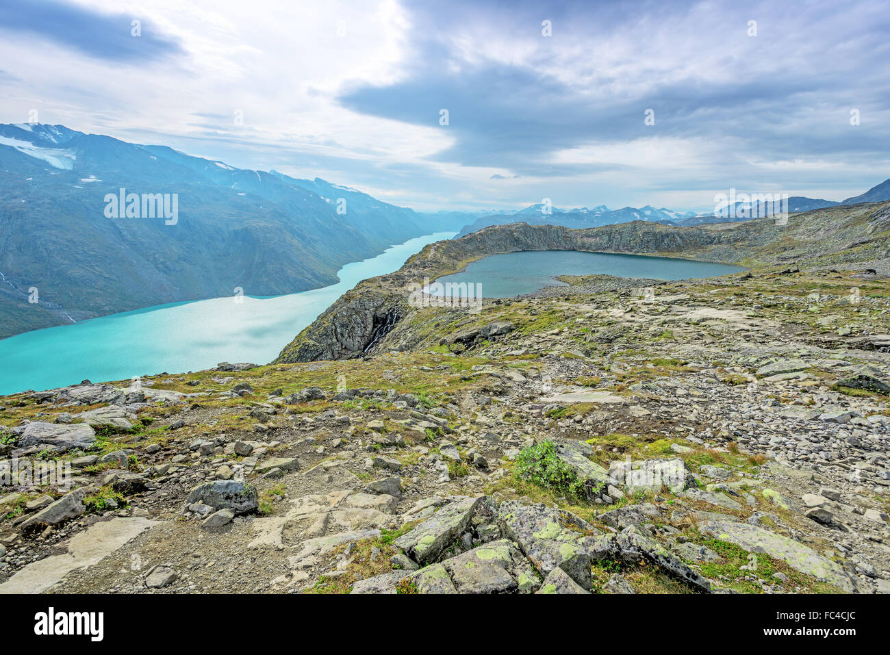 Besseggen Ridge in Jotunheimen National Park Stock Photo - Alamy