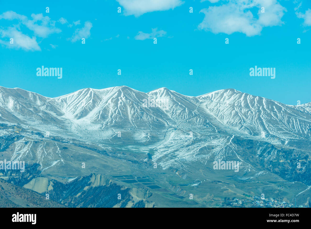 Winter mountains in Qusar region of Azerbaijan Stock Photo - Alamy