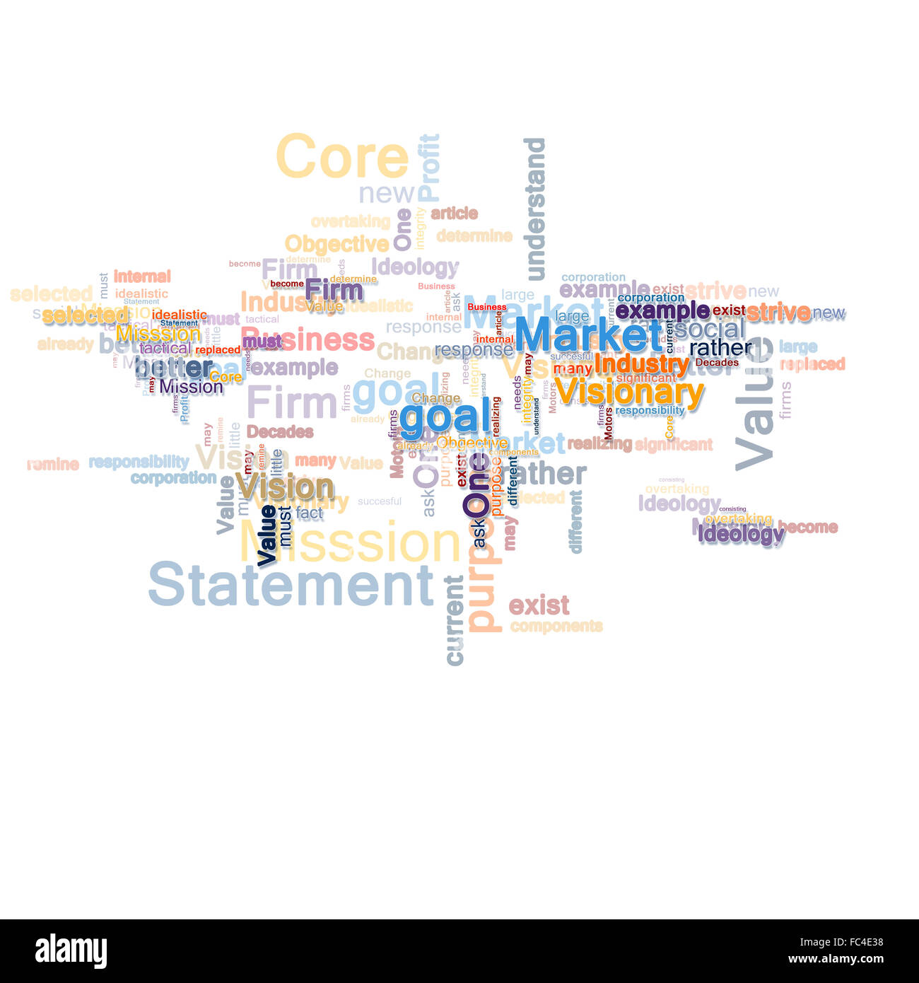 a world map made from business words as a concept of global business ...