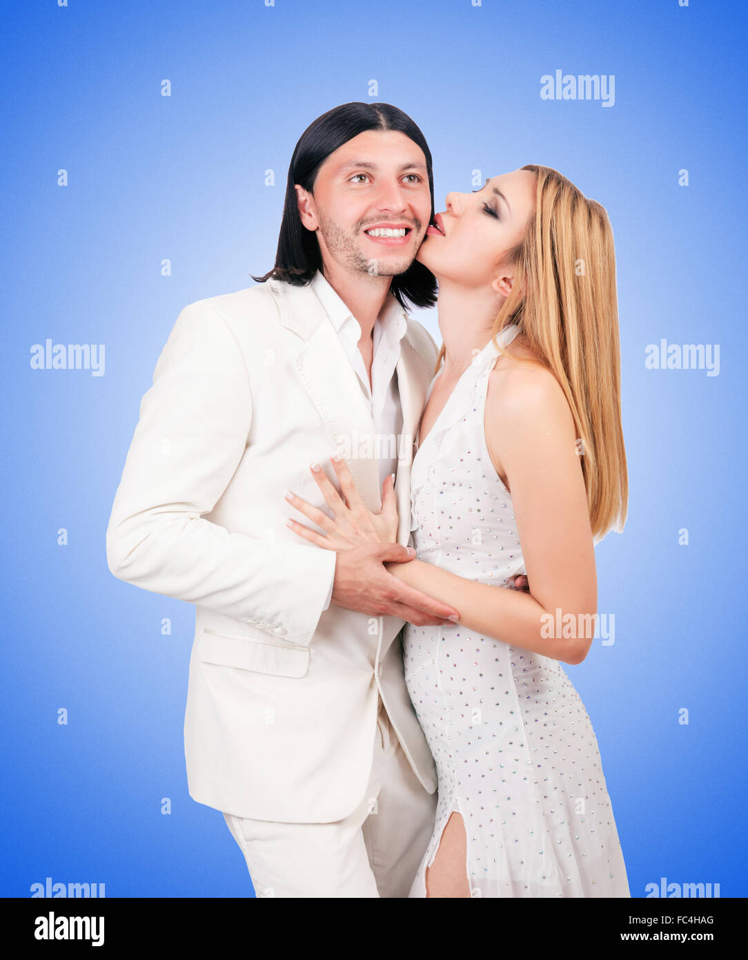 Pair of man and woman Stock Photo - Alamy